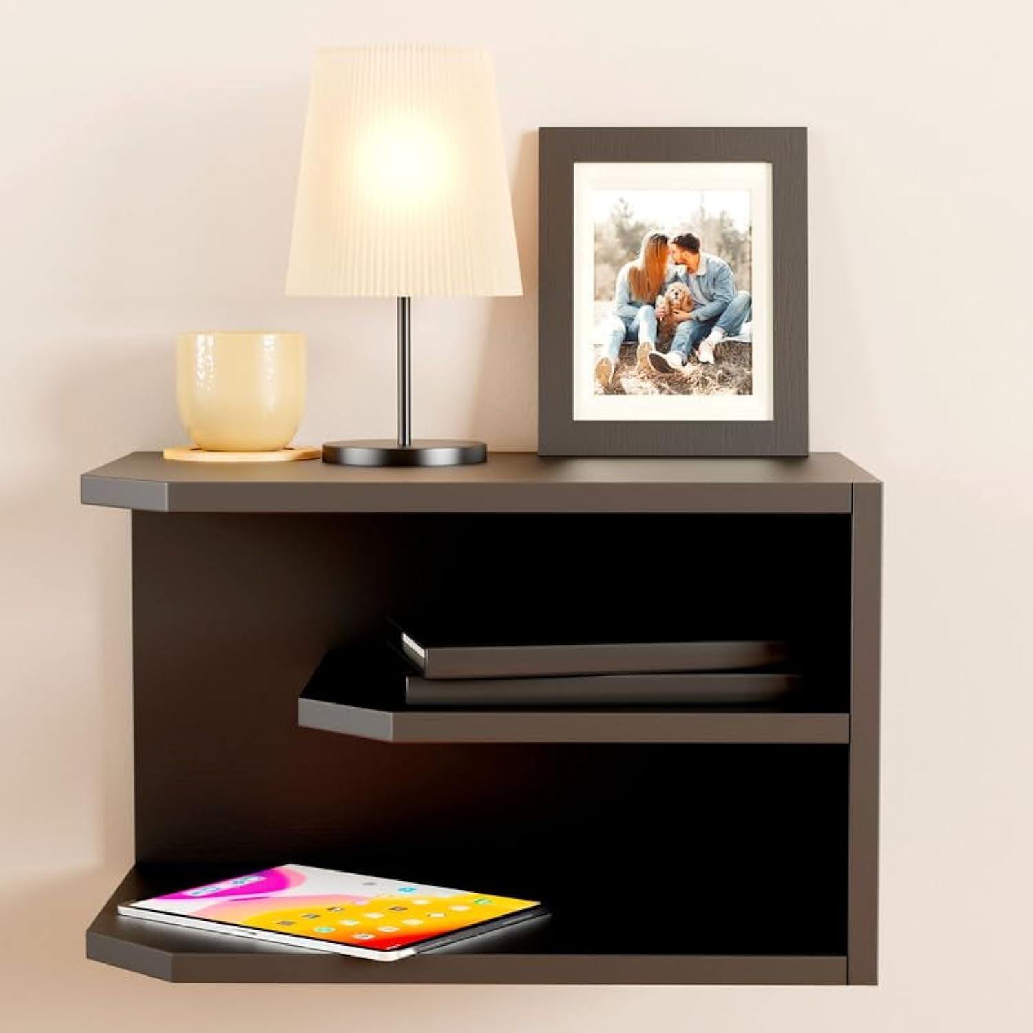 Floating Nightstand, Floating Bedside Table, Wall Mounted Nightstand ...