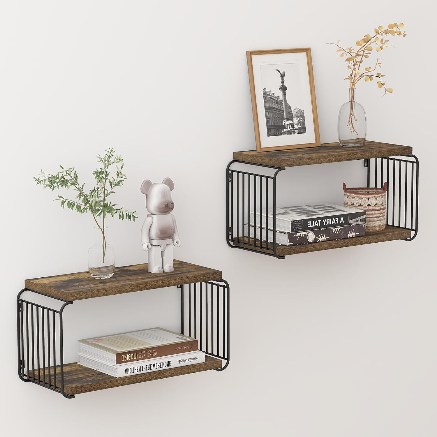 Floating Nightstand Shelves – Modern Night Stand for Bedroom, Floating ...