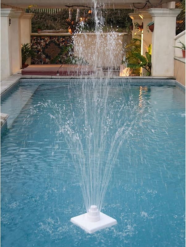 Floating Outdoor Pool Fountain | Adjustable Height Up to 16' Feet ...