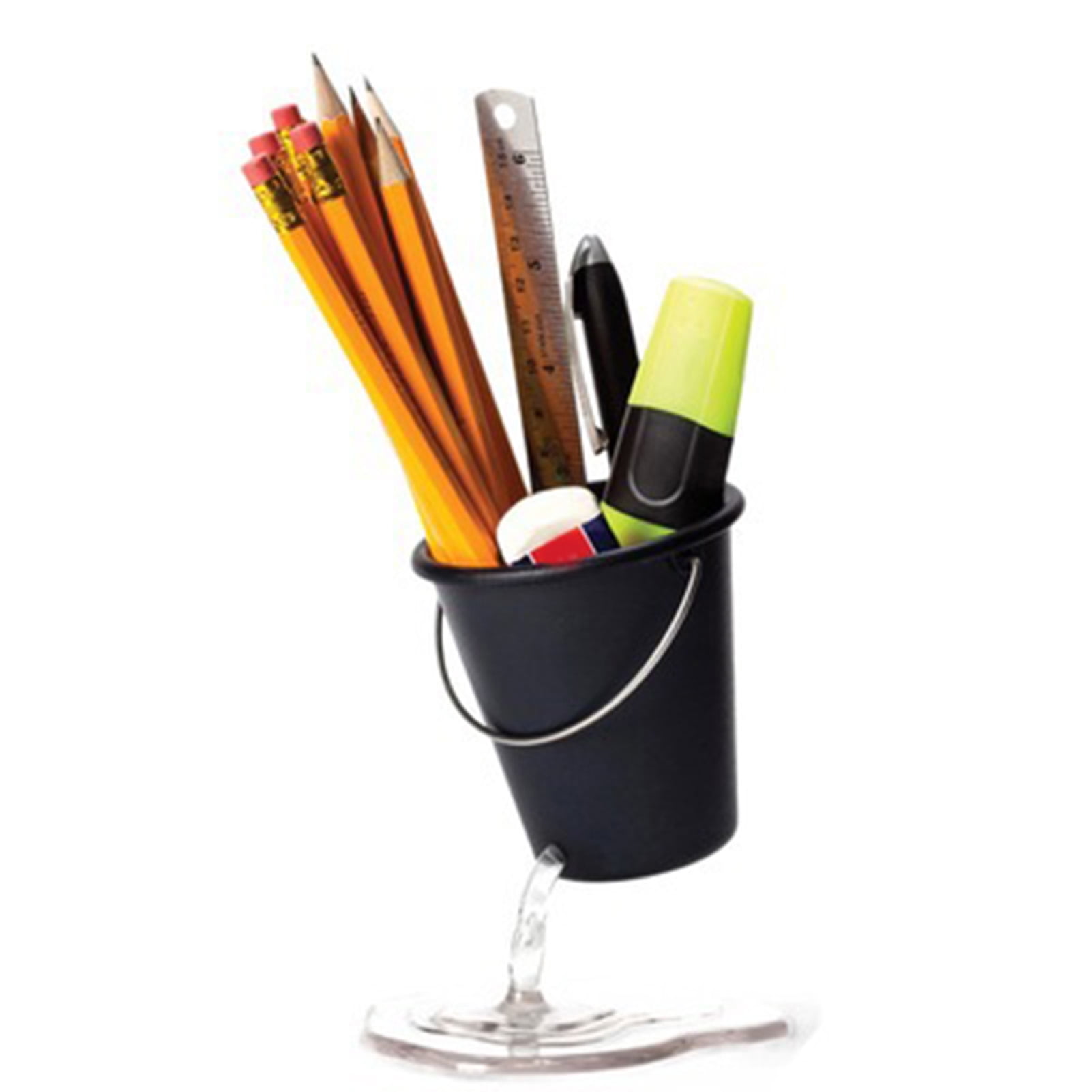 Floating Pen Holder Case Bucket Pencil Container Desk Accessory for ...