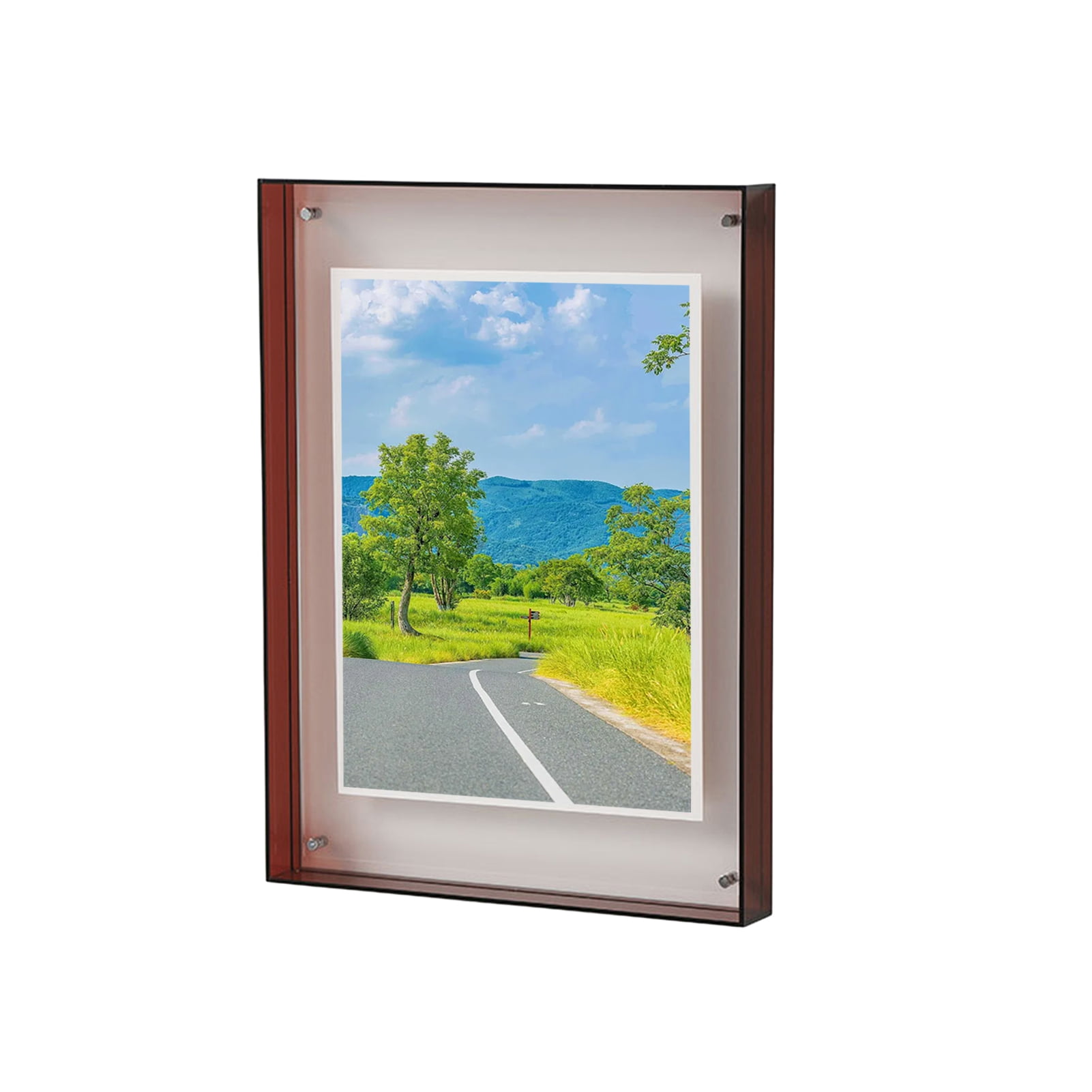Floating Photo Frame Horizontal Vertical Neon Acrylic Home Gallery ...