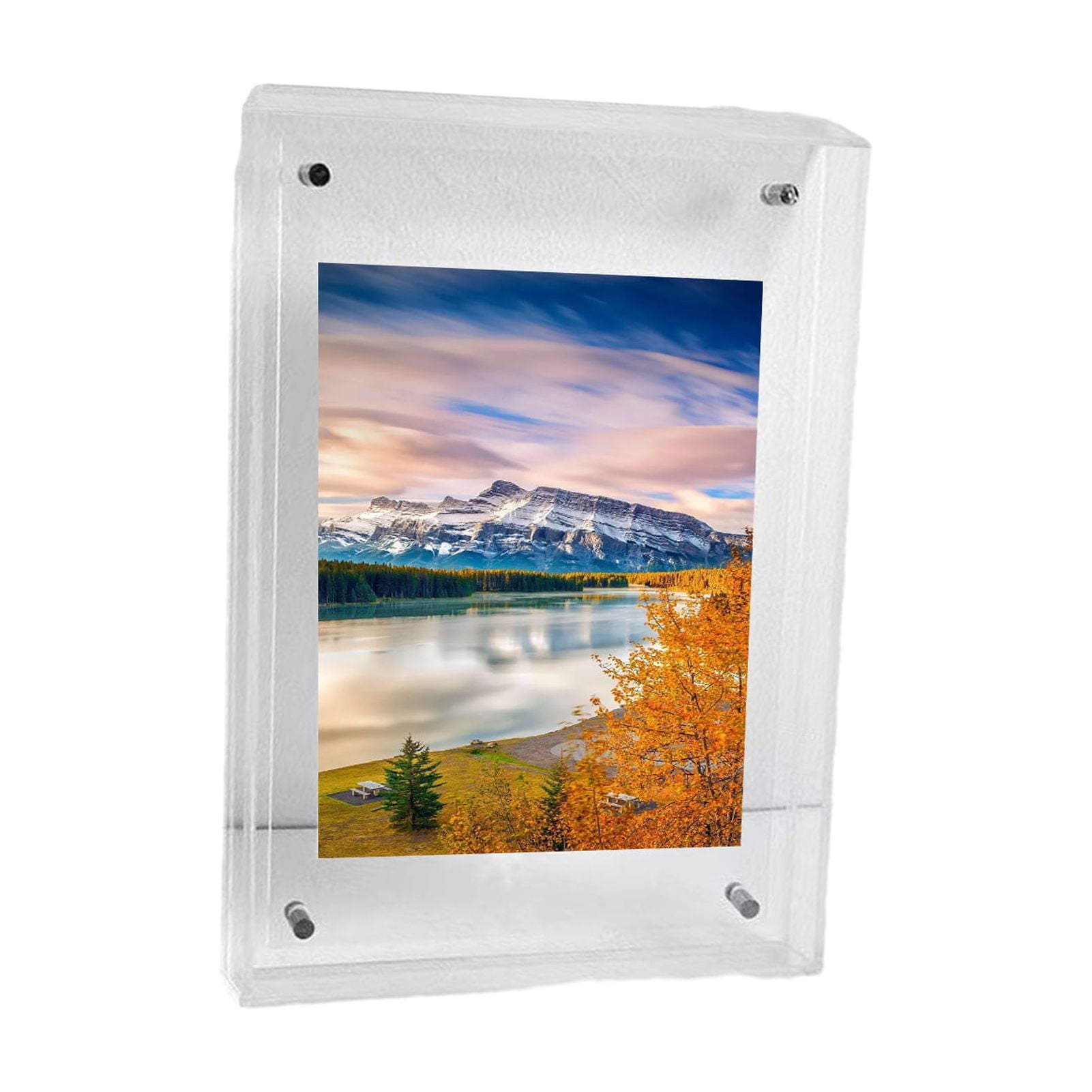 Floating Photo Frame Horizontal Vertical Neon Acrylic Home Gallery ...