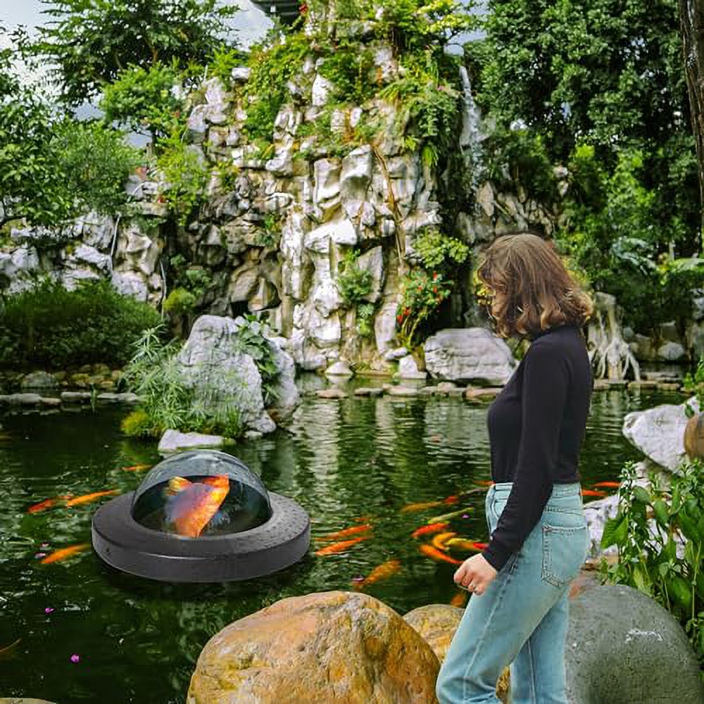 Floating Plastic Pond Fish Dome Ball for Fish to Swim Above The Surface ...