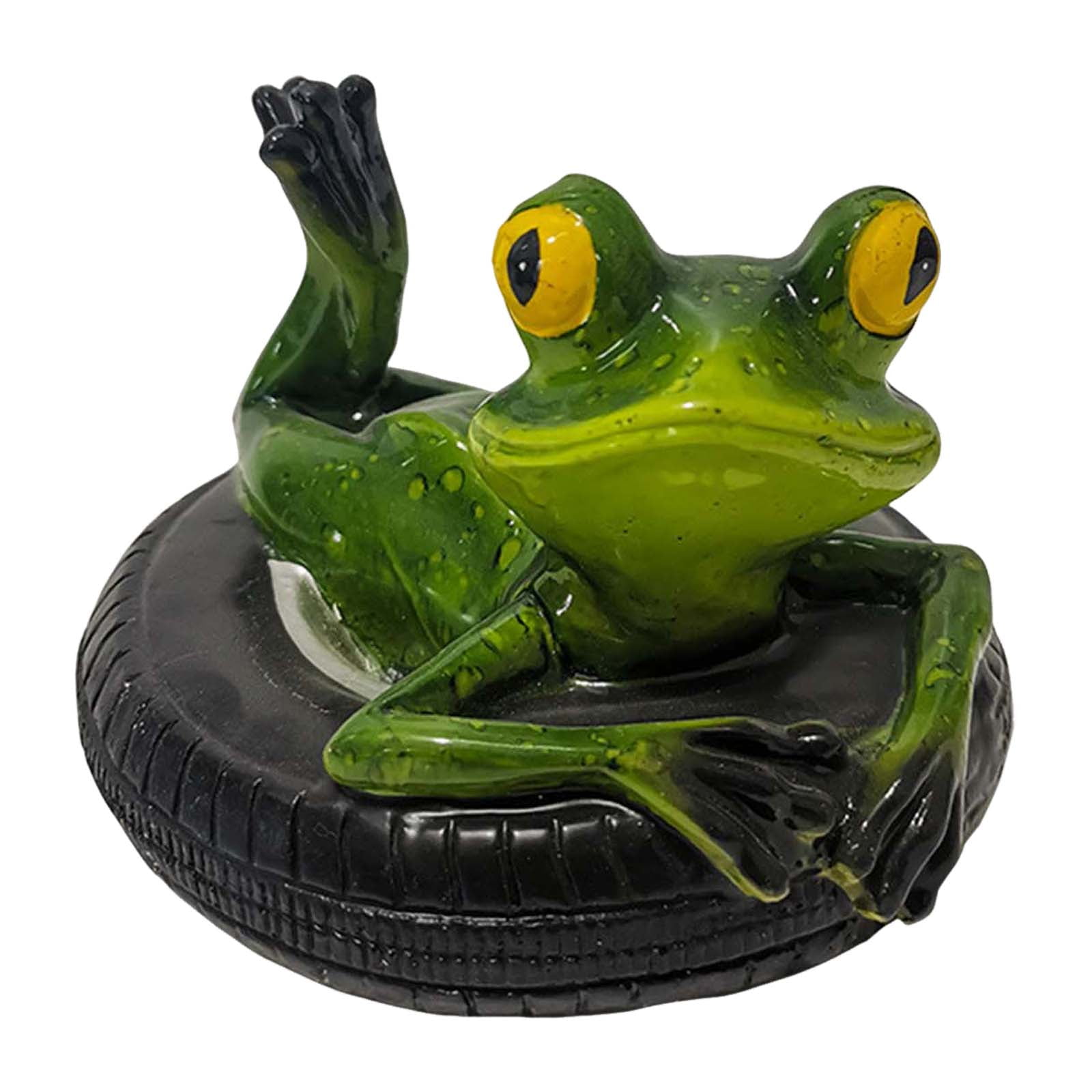 Floating Pond Decor,Resin Frog Pond Decorations Outdoor,Miniature Frog ...