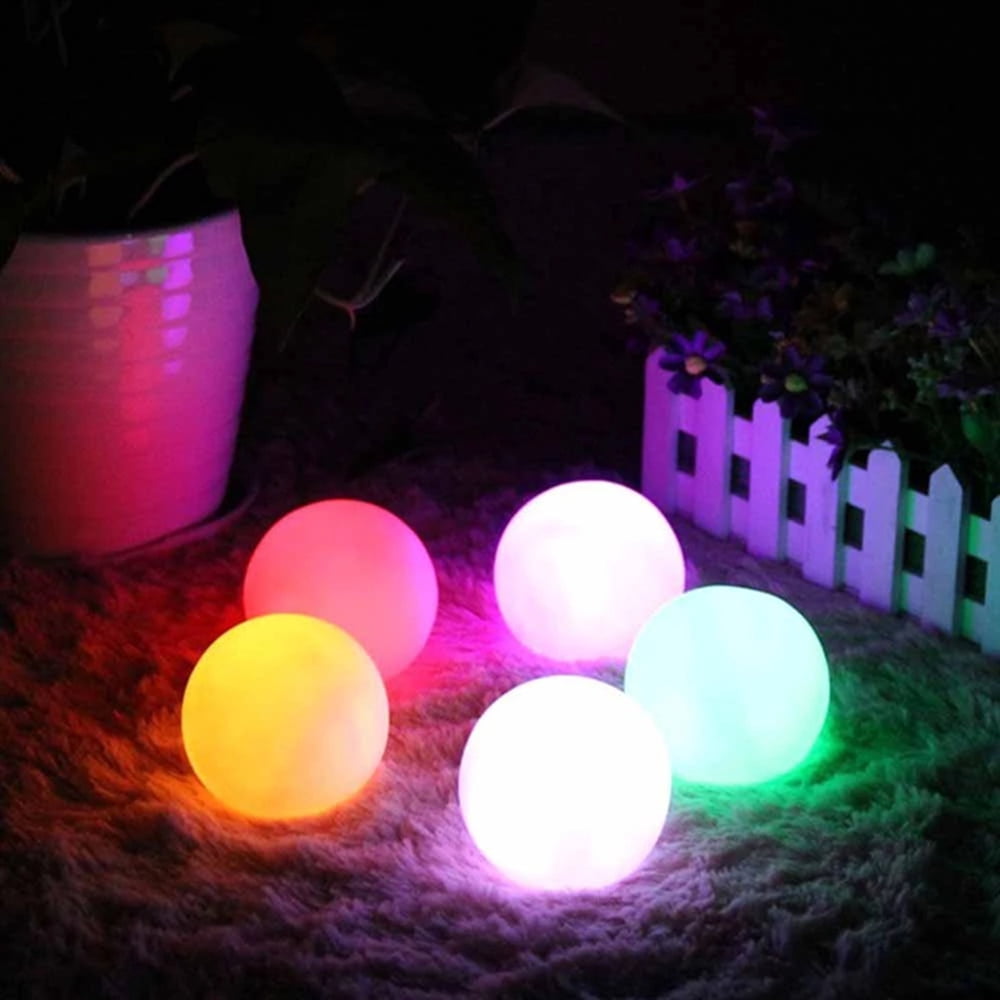 Floating Pool Lights LED Ball Hot Tub Accessories Remote Control Ball ...