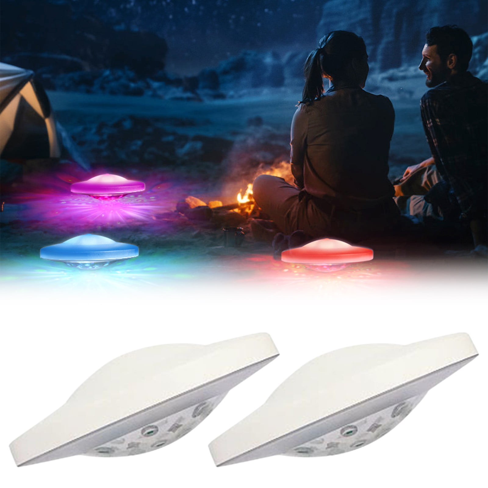 Floating Pool Lights Rechargeable RGB Color Changing LED Light IP68 ...