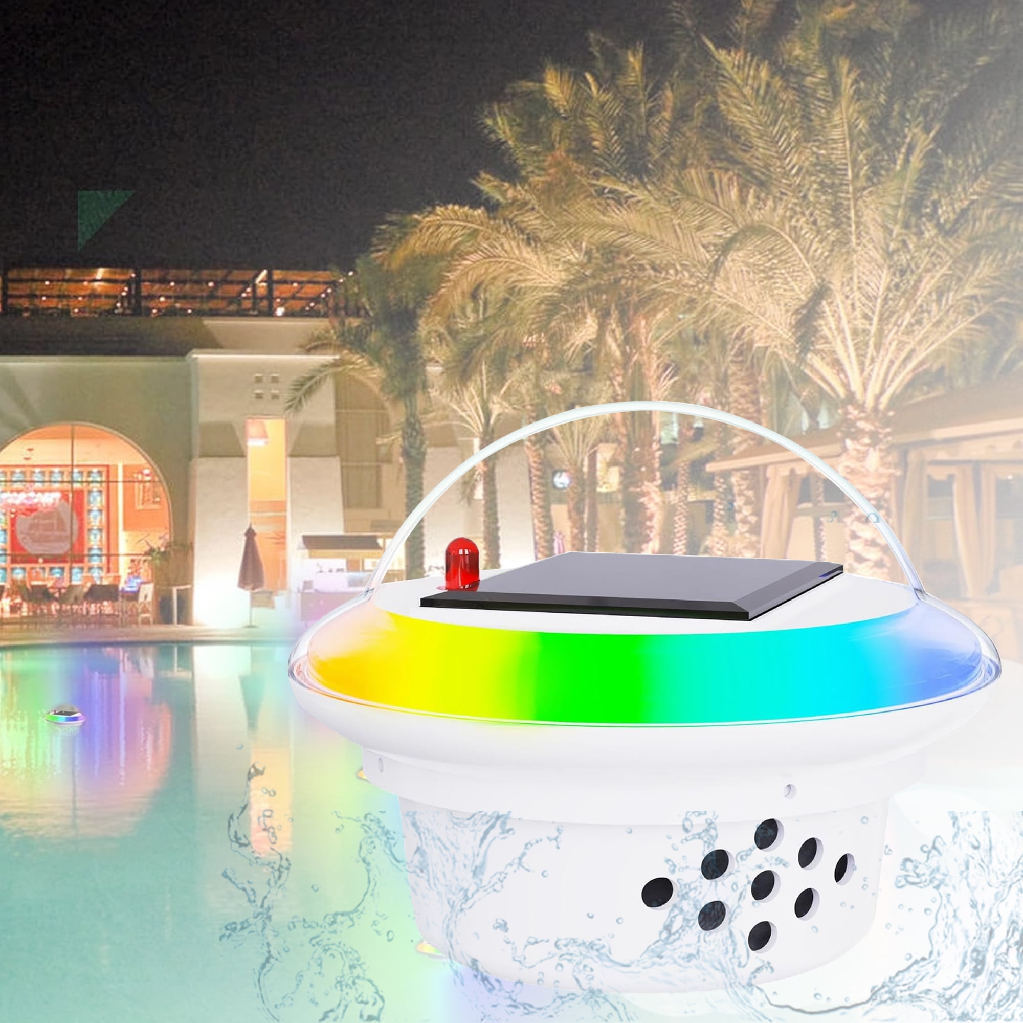 Floating Pool Lights,Swimming Pool Lights Solar,RGB Color Changing ...