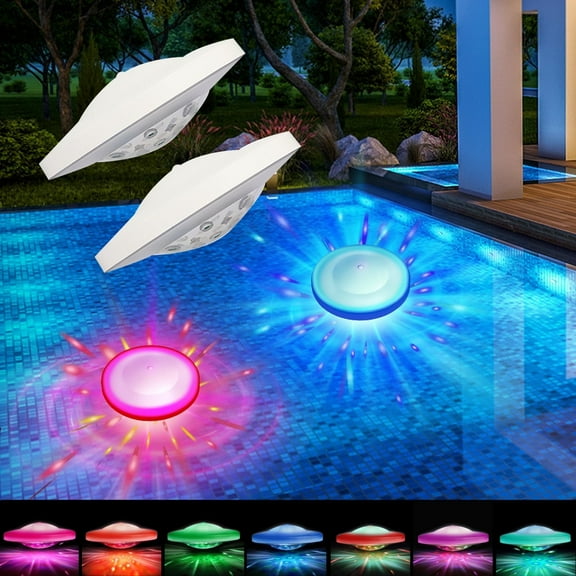 Floating Pool Lights Kezqiaxn Water Sensing Lotuse Pool Lamp, Lotuse ...