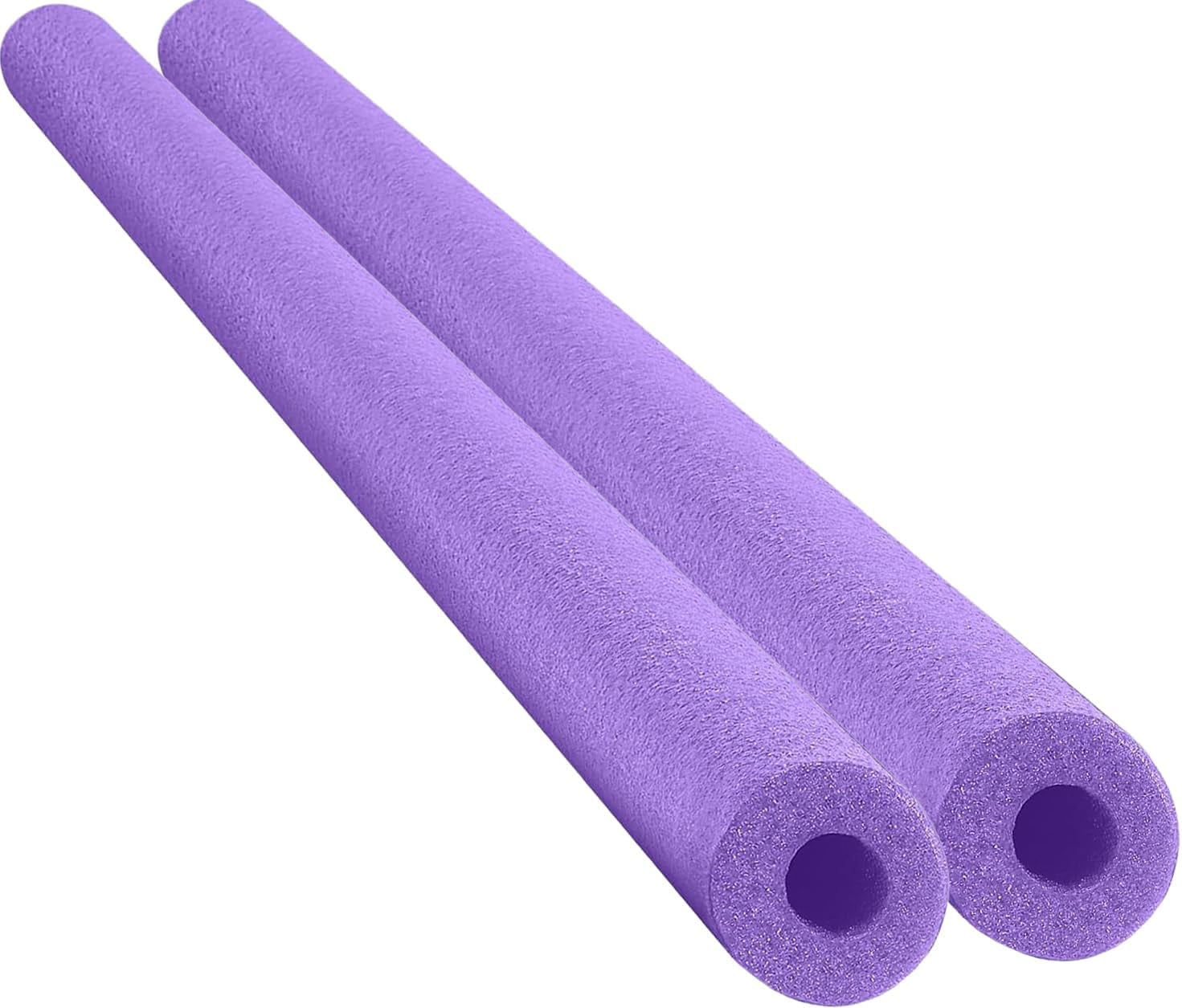 Floating Pool Noodles Foam Tube 2-Pack, Thick Hollow Noodles for ...