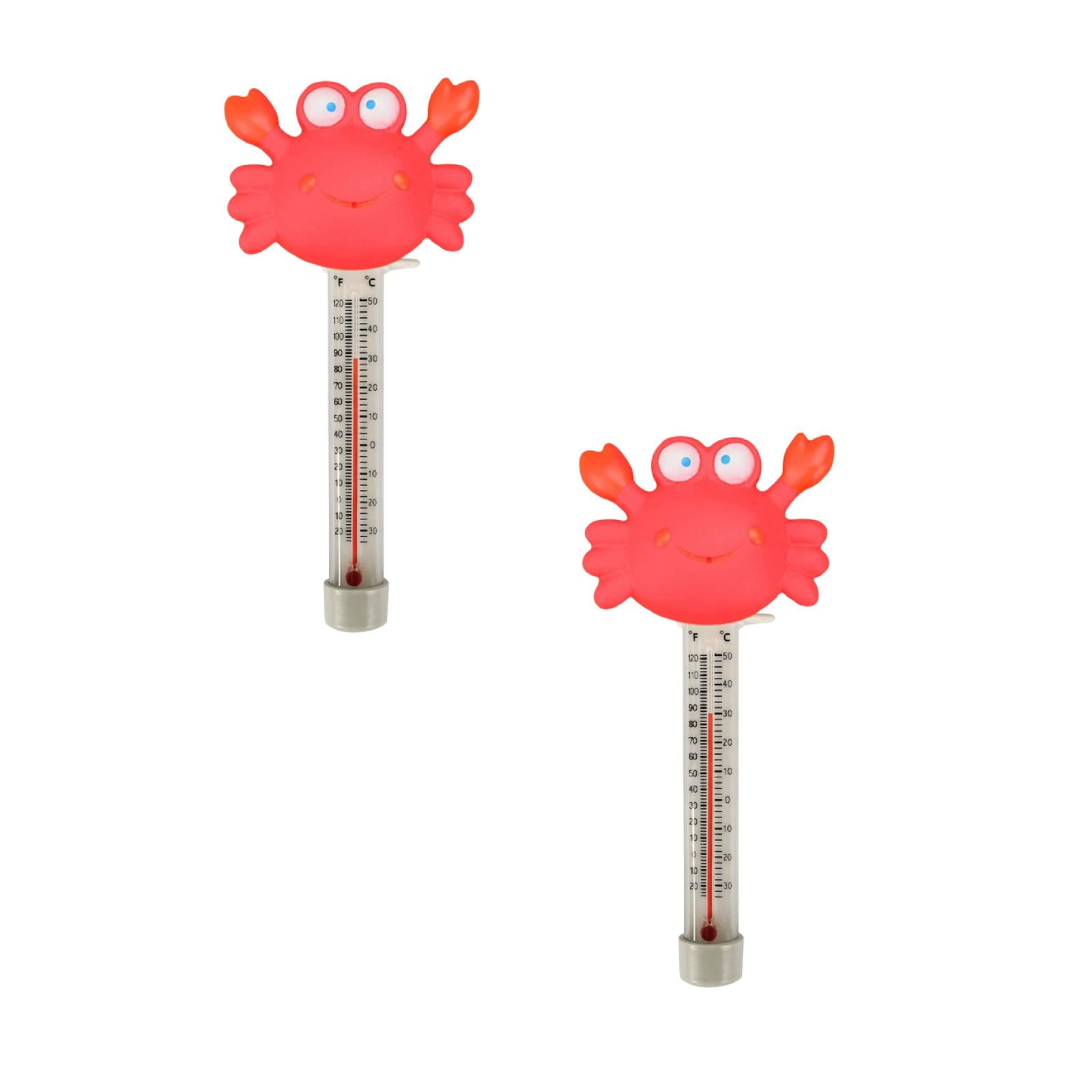 Floating Pool Thermometer with Large Display & String, 2025 New Shatter ...