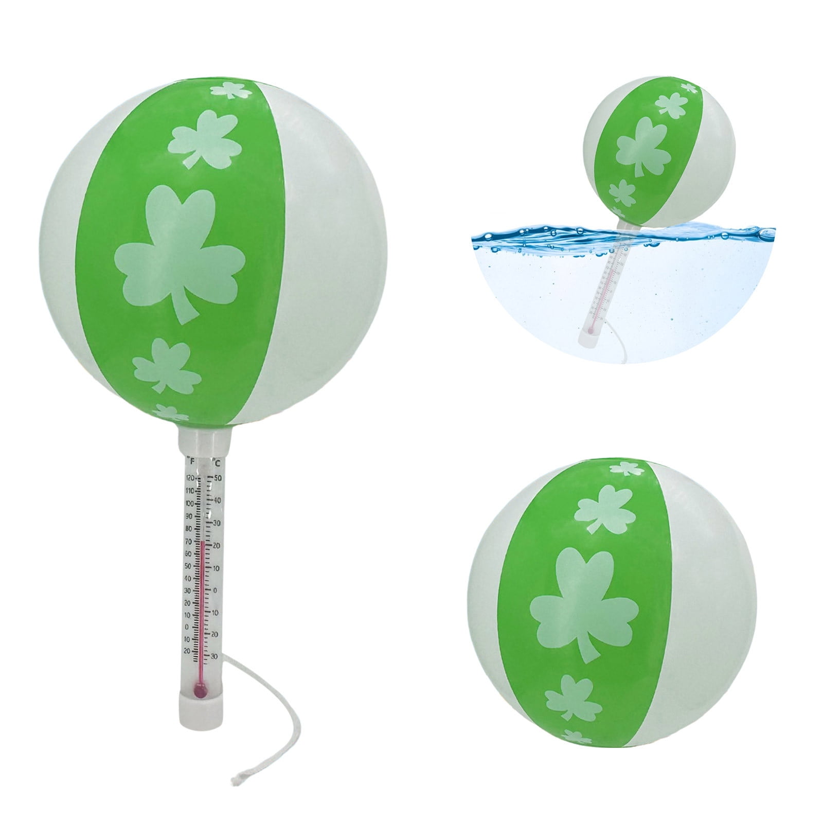 Floating Pool Thermometer,Large Display with String Easy to Read ...
