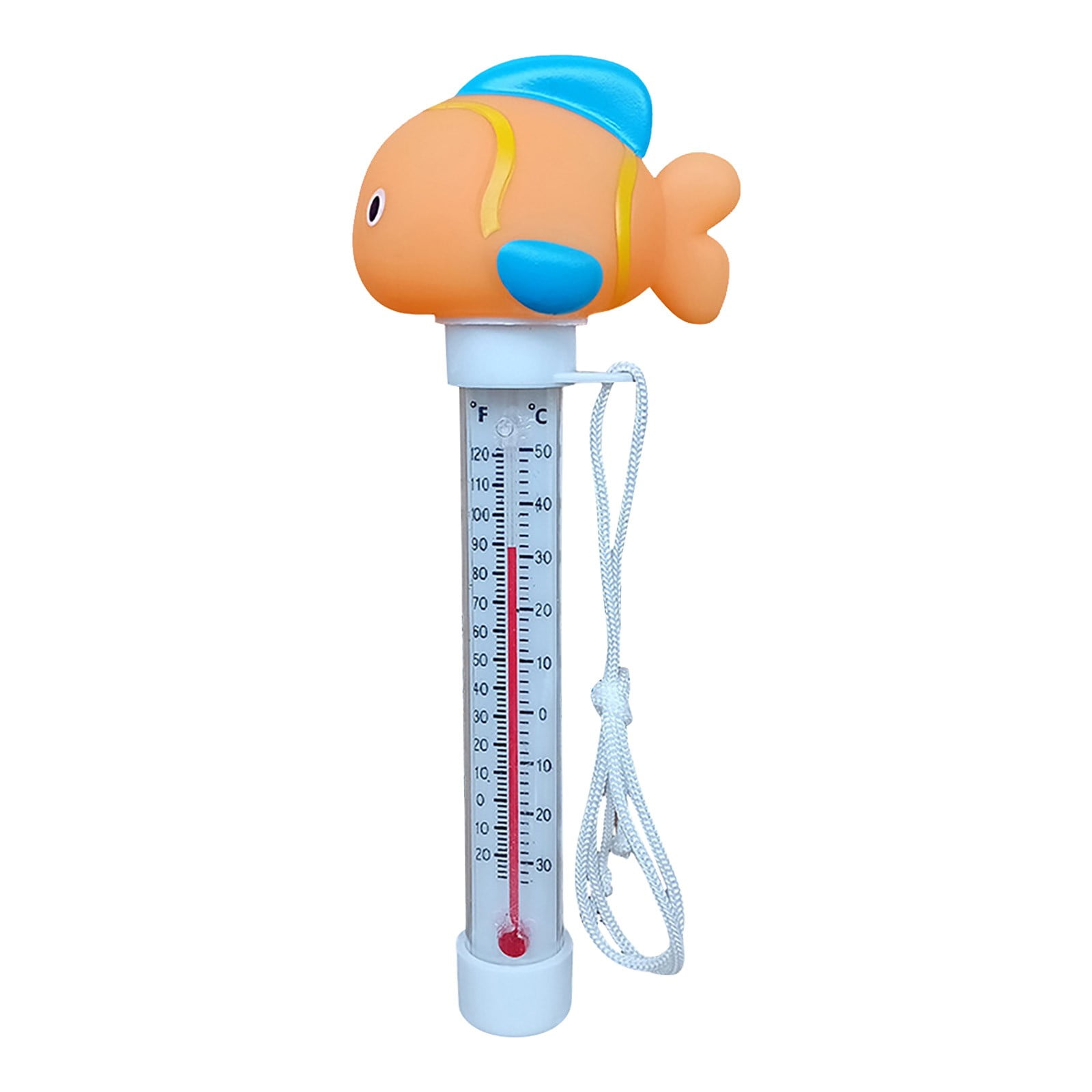 Floating Pool Thermometer, Large Display with String Easy to Read ...