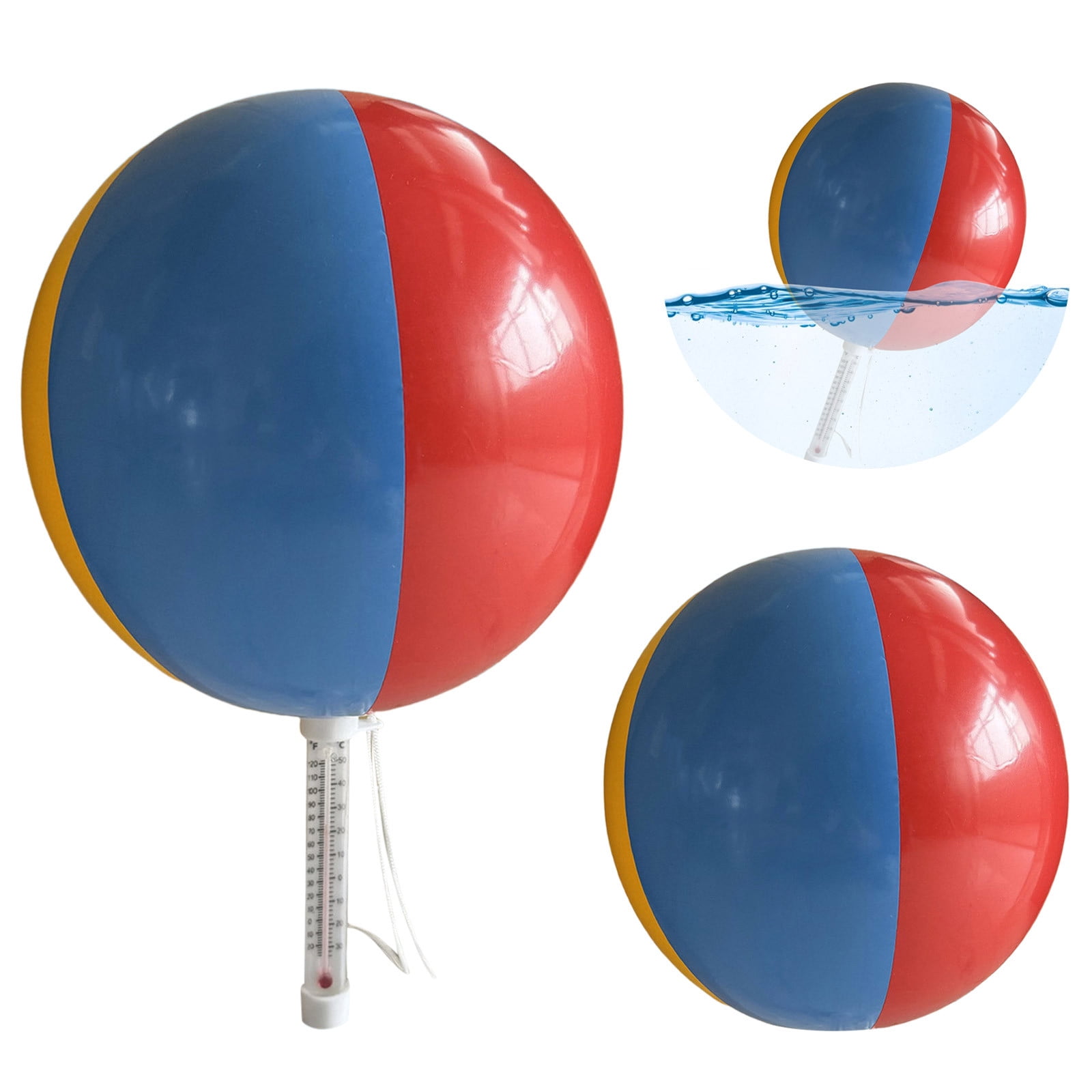 Floating Pool Thermometer,Large Display with String Easy to Read ...