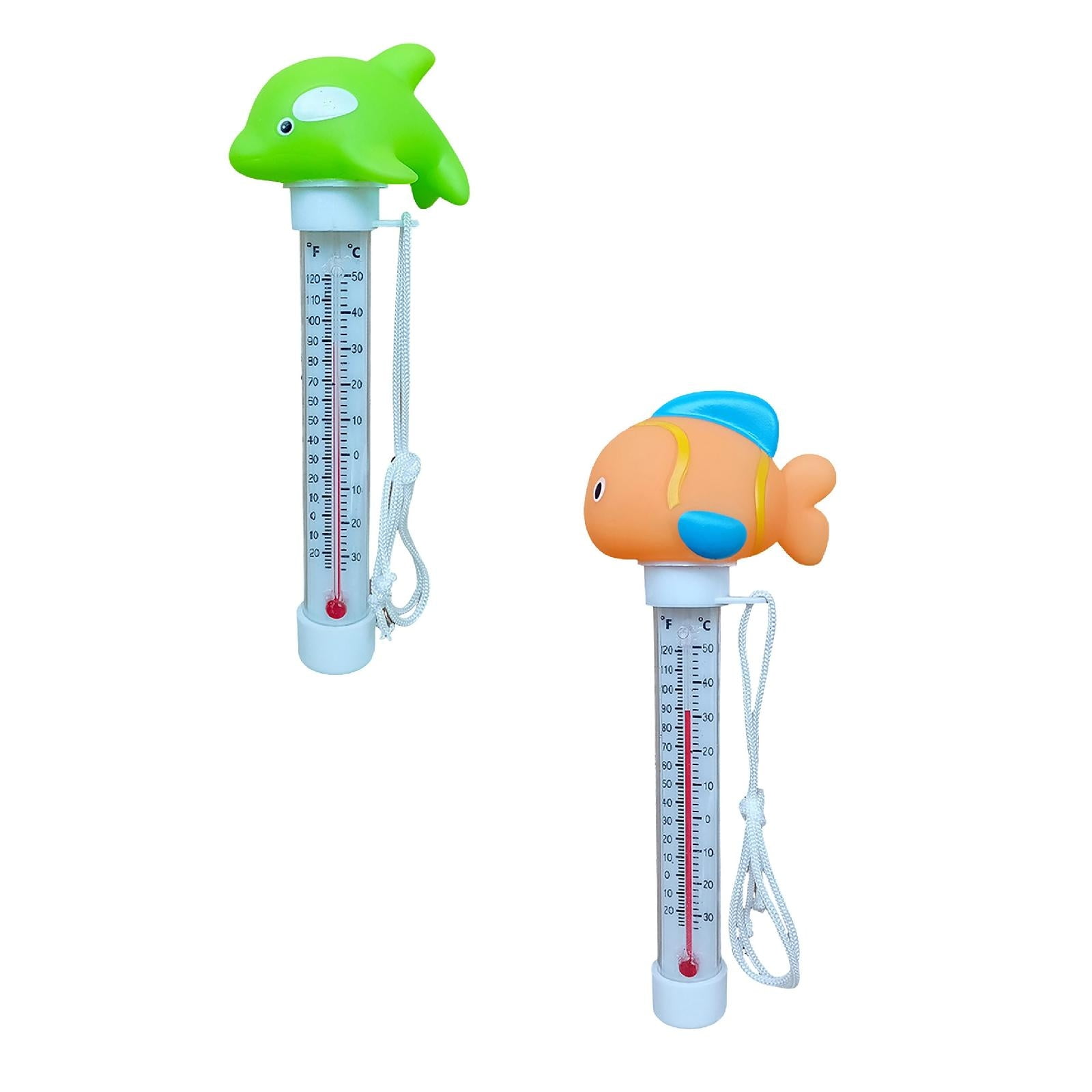 Floating Pool Thermometer, Large Display with String Easy to Read ...