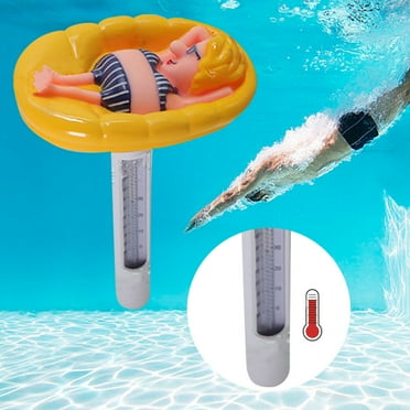 Floating Pool Thermometer, Easy Read for Water Temperature with String ...