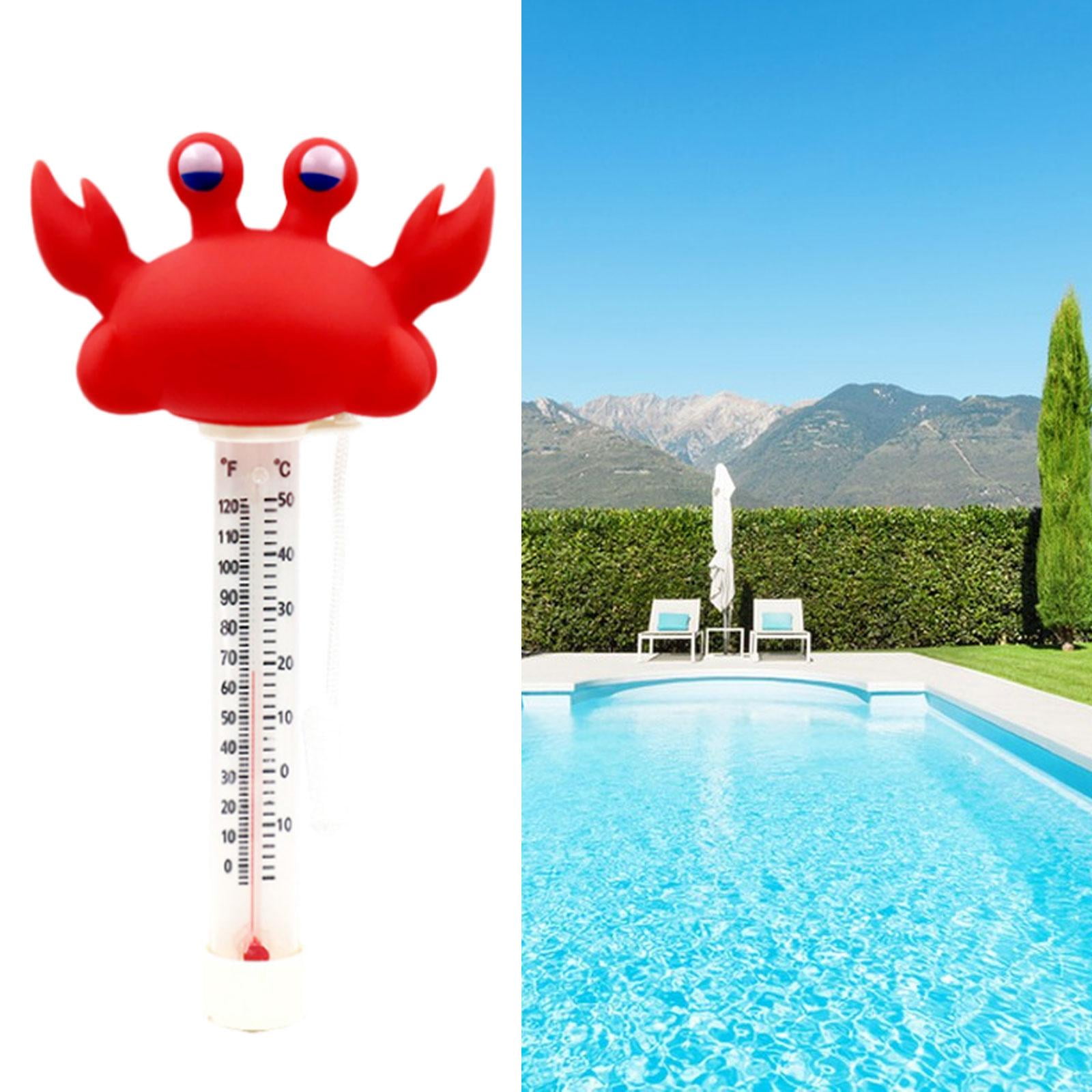 figatia Floating Pool Thermometer, Easy Read, Large Size, for Pools and ...