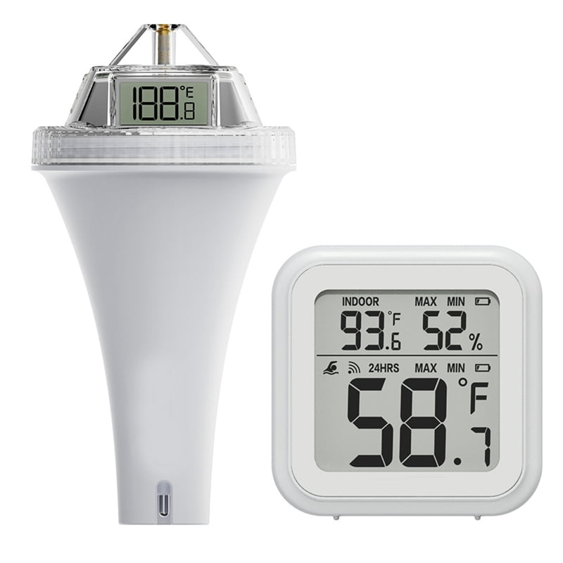 Floating Pool Thermometer Outdoor Pool Temperature Sensor Indoor ...