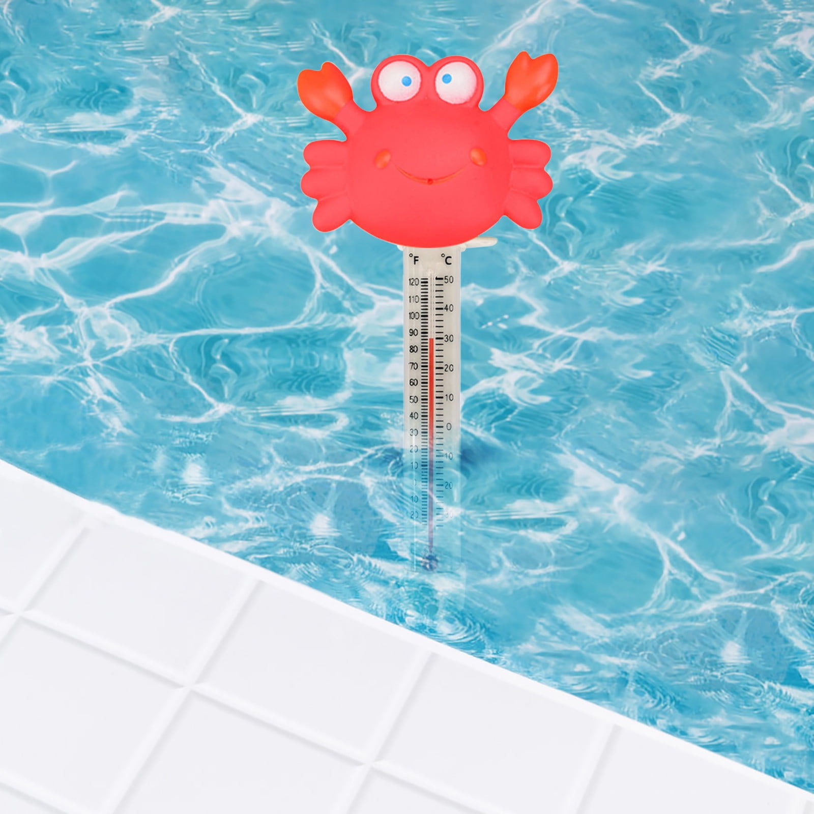 Floating Pool Thermometer, Pool Thermometer Floating Easy Read, Shatter ...