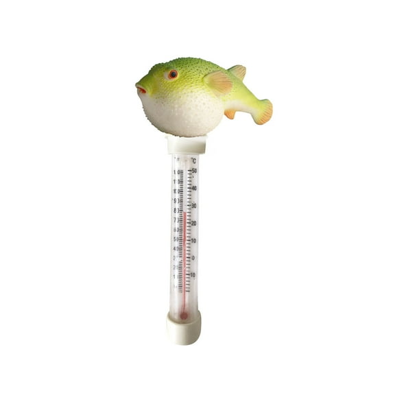Floating Pool Thermometer - Puffer Fish Design For Easy Water ...
