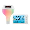 Floating Pool Thermometers Solar Power LED Light Pool Temperature ...