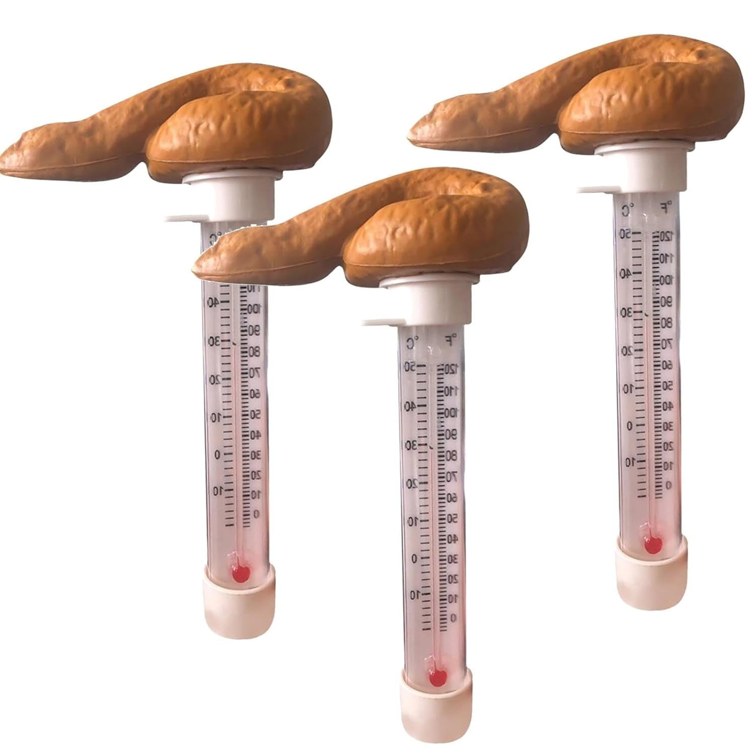 Floating Poop Prank Pool Thermometer Clearance, Poop Shape Prank Water ...