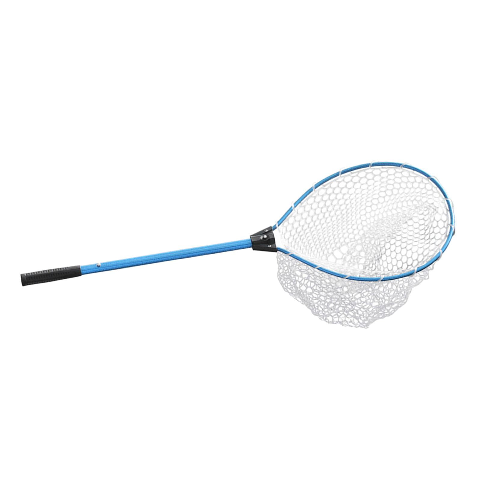Floating , Rubber Coated Fish Landing Net - Easy and Release, Foldable ...