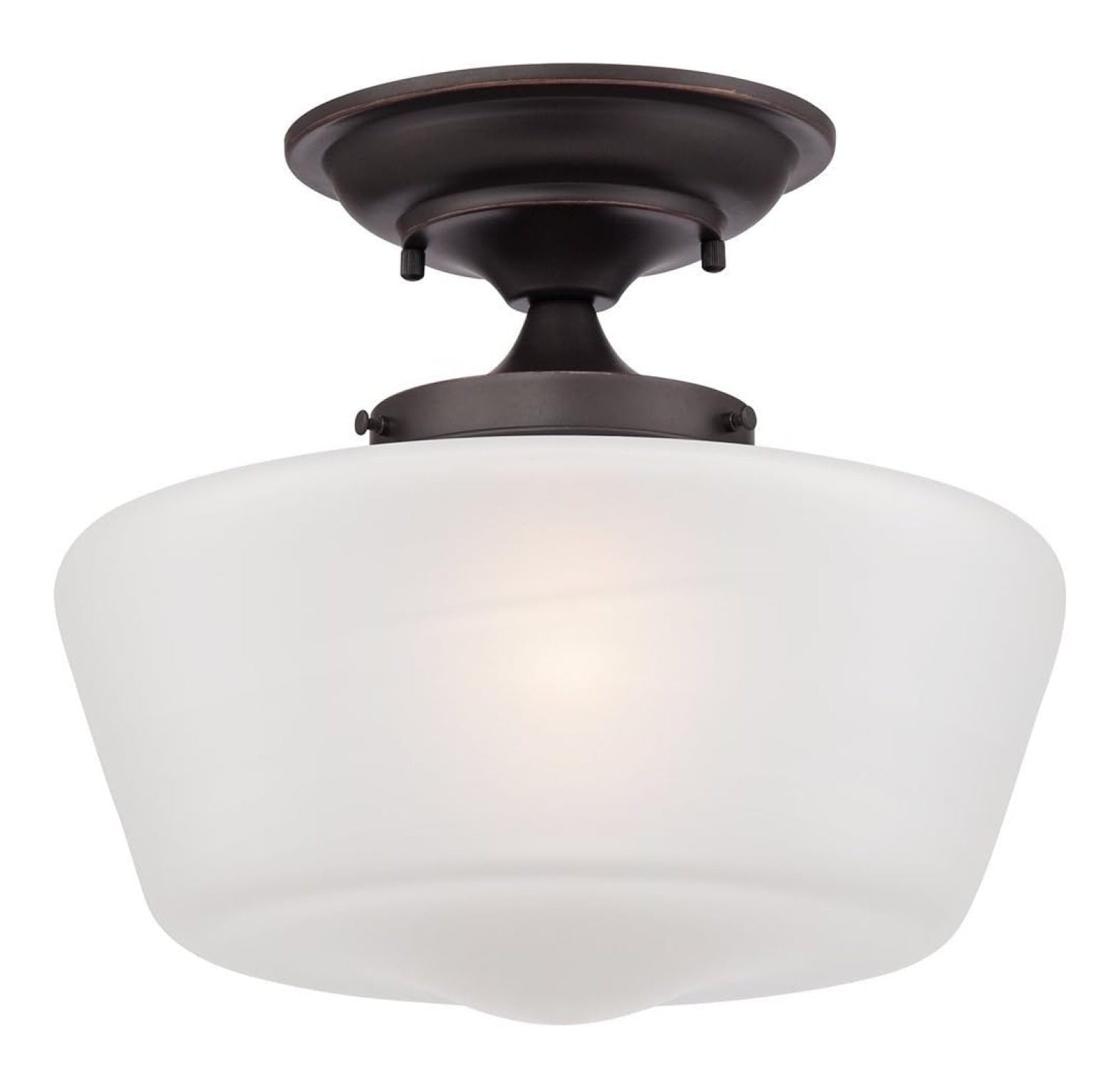 Floating Rustic Farmhouse Ceiling Light Semi Flush-Mount Fixture 12 ...