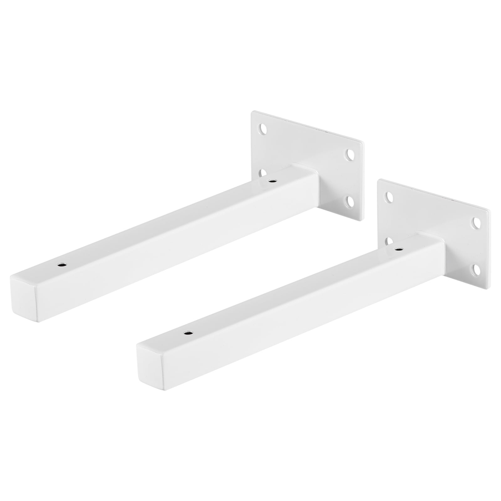 Floating Shelf Brackets, 2 Pack 8"(200mm) Wall Mounted Shelf Supports ...