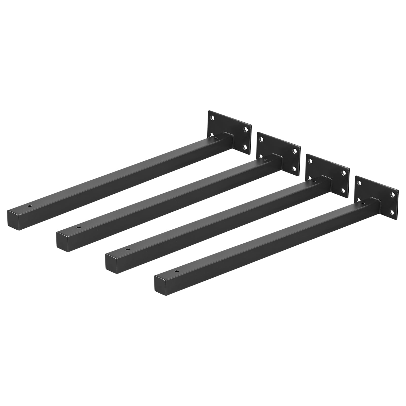 Floating Shelf Brackets, 4 Pack 16"(400mm) Wall Mounted Shelf Supports ...