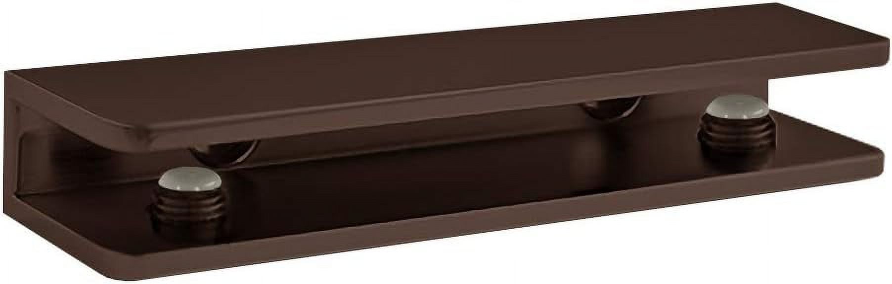 Floating Shelf Brackets, Rectangular Clamps Heavy Duty, Oil Rubbed ...