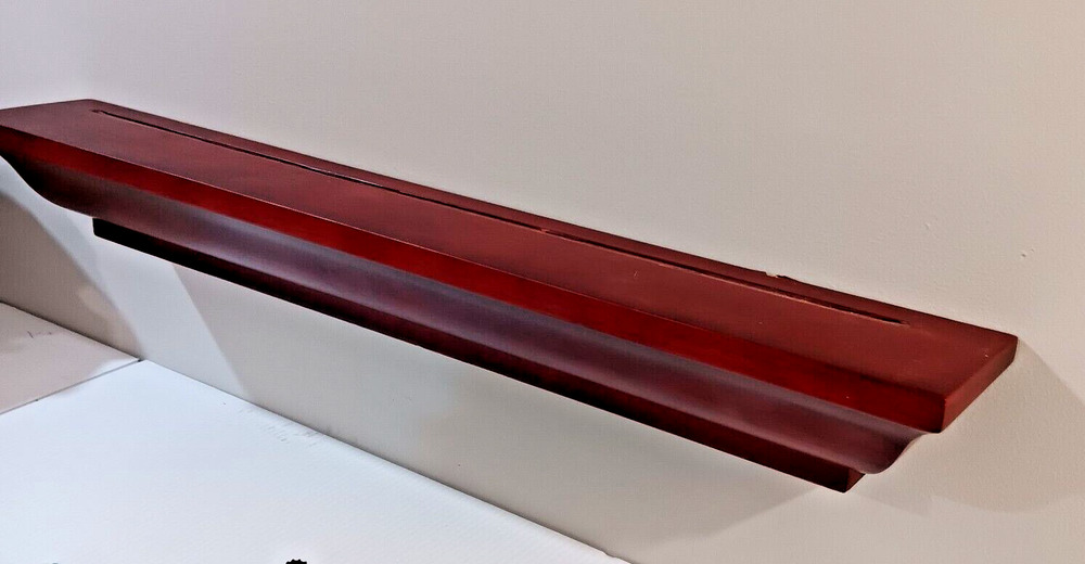 Floating Shelf Crown Moulding Mantel or Plate Rack 24" Wall-Mount Made ...