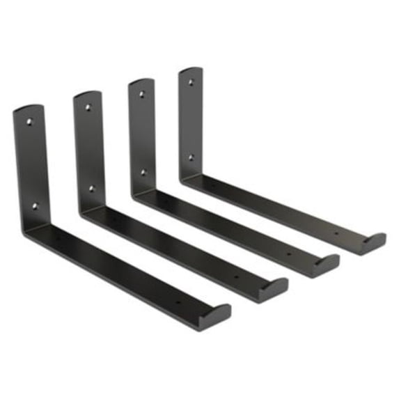 Floating Shelf Hardware Kit - Black - Walmart.com