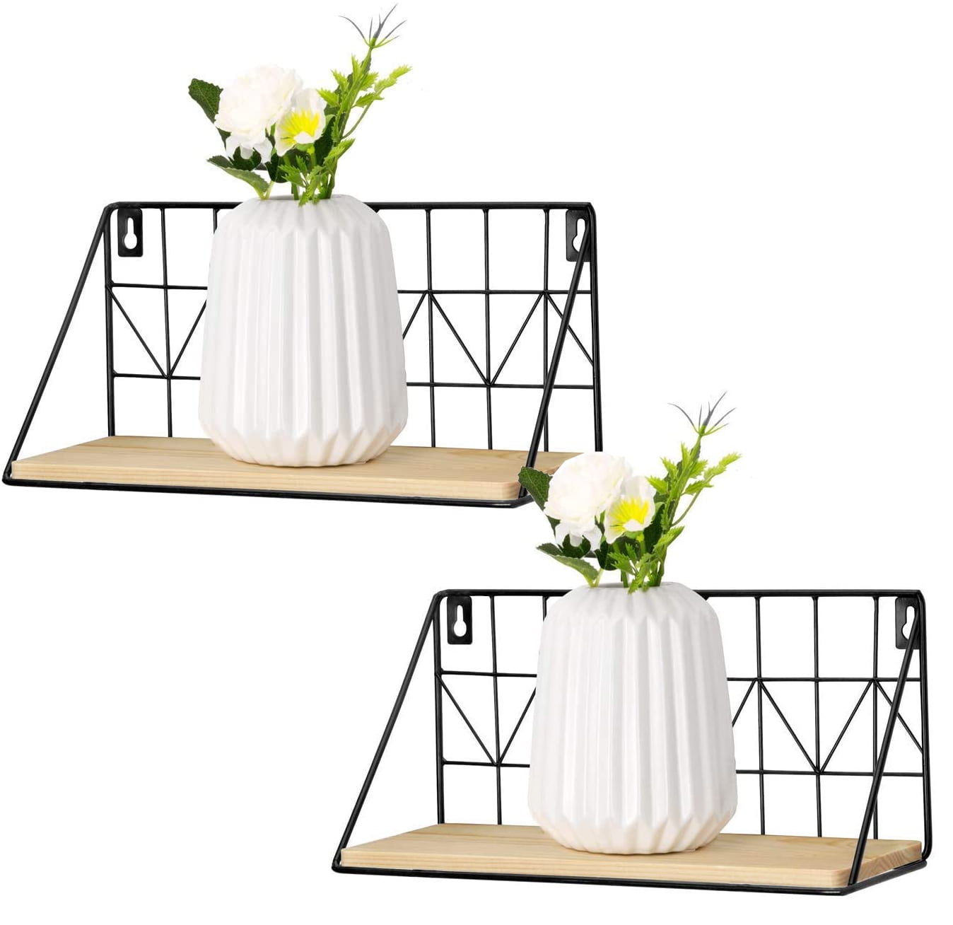 Floating Shelf Modern Shelf Boho Decor Wall Shelf Wood Storage Shelves ...