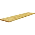 Floating Shelf Wall Mounted Solid Butcherblock Shelf 12" Depth x 60 ...