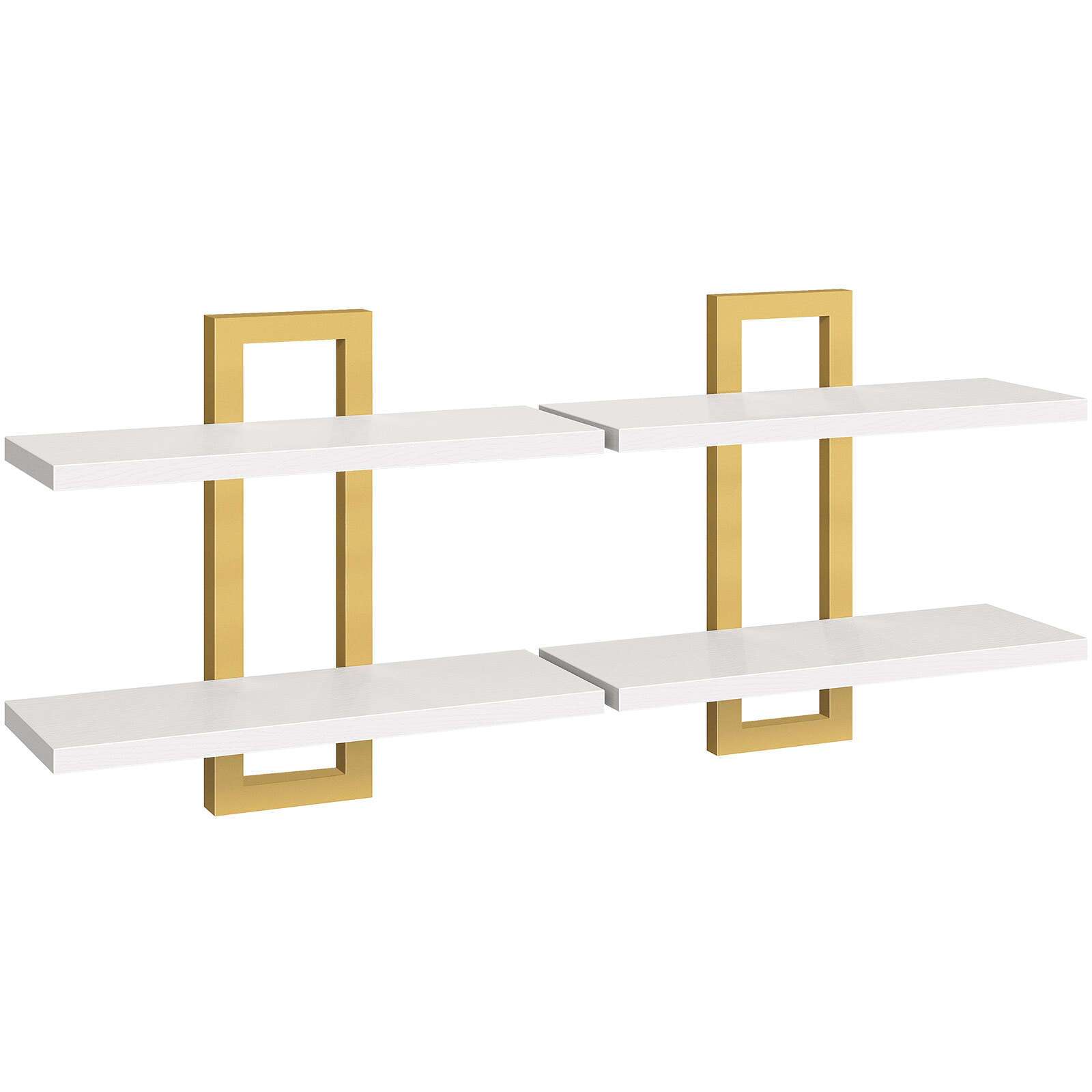 [Floating Shelves 2-Tier] 2-Tier 15 Inch Floating Shelves - Wall ...