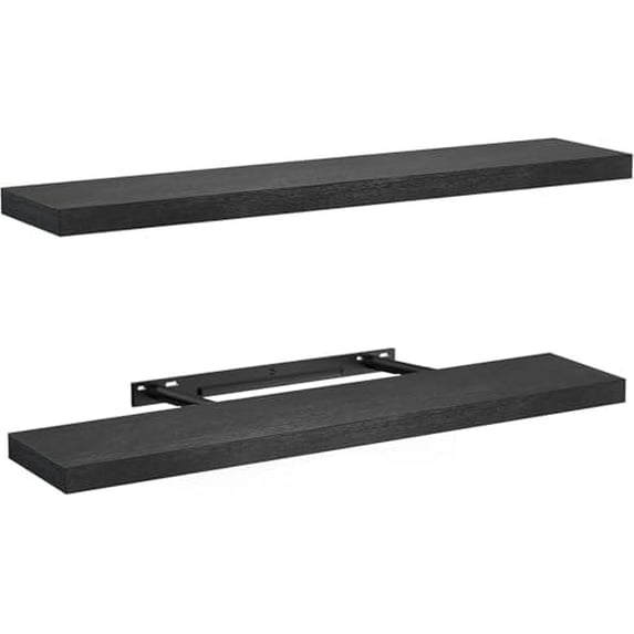 Floating Shelves, 32″ Large Wall Mounted Shelves for Bathroom, Bedroom ...
