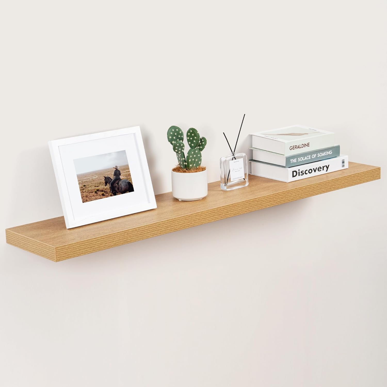 Floating Shelves 48 Inch Long, 9.3 Inch Deep Wall Shelf for Fireplace ...