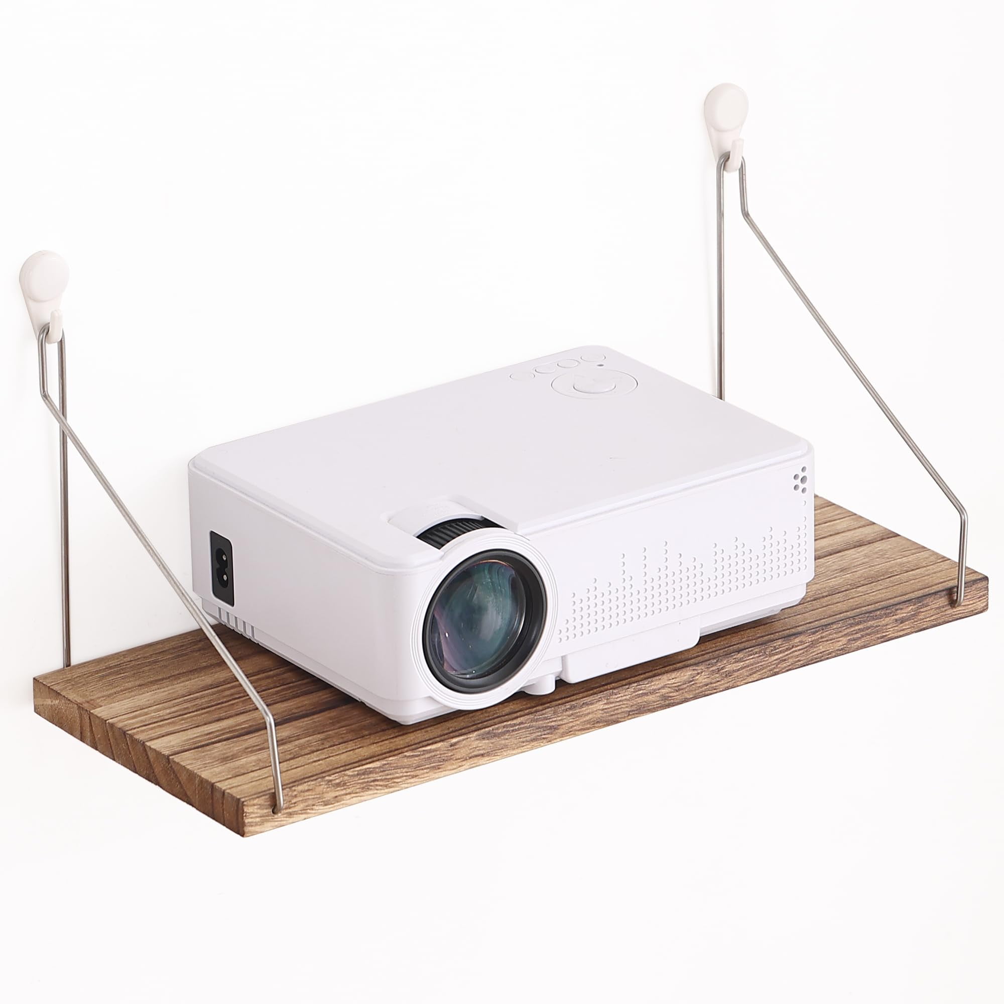 Floating Shelves for Projector 15.75 * 6 Inch 1 Set Wooden Shelf for ...