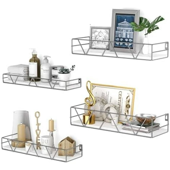 Floating Shelves Set of 3, Home Wood Wall Shelf, Farmhouse Shelf for ...