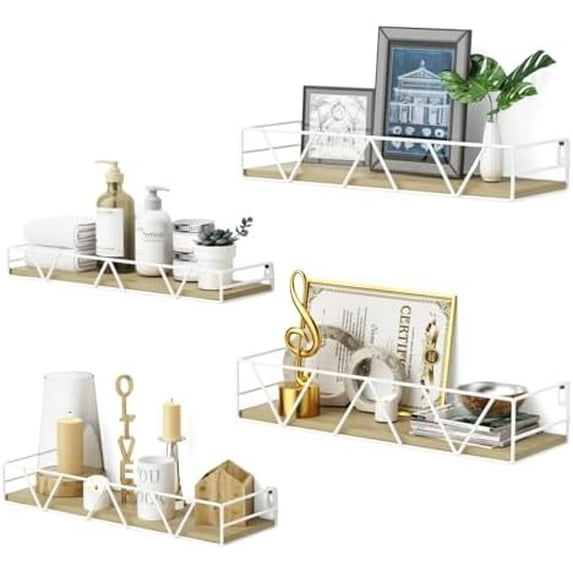 Floating Shelves Set of 3, Home Wood Wall Shelf, Farmhouse Shelf for ...