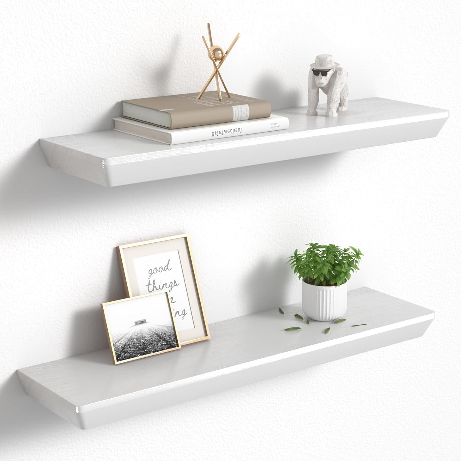Floating Shelves for Wall, 24 Inch Floating Shelves Set of 2, 6 Inch ...
