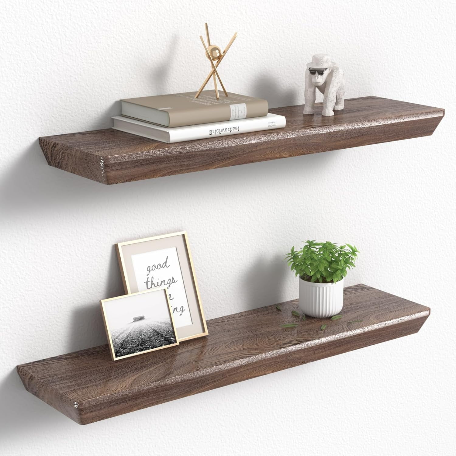 Floating Shelves for Wall, 24 Inch Floating Shelves Set of 2, 6 Inch ...
