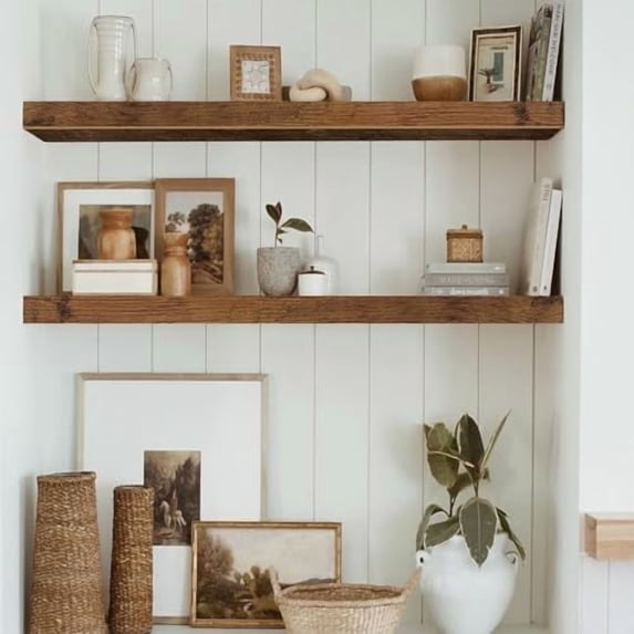 Floating Shelves for Wall 31.5" Long - Wall Mounted Shelf Bathroom ...