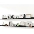 Floating Shelves for Wall 72 inch Solid Wood Picture Ledge Shelf for ...