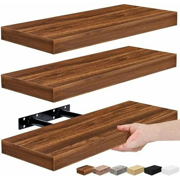 Floating Shelves for Wall, Bathroom Shelves Wall Mounted for Kitchen ...