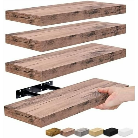 Floating Shelves for Wall, Bathroom Shelves Wall Mounted for Kitchen ...