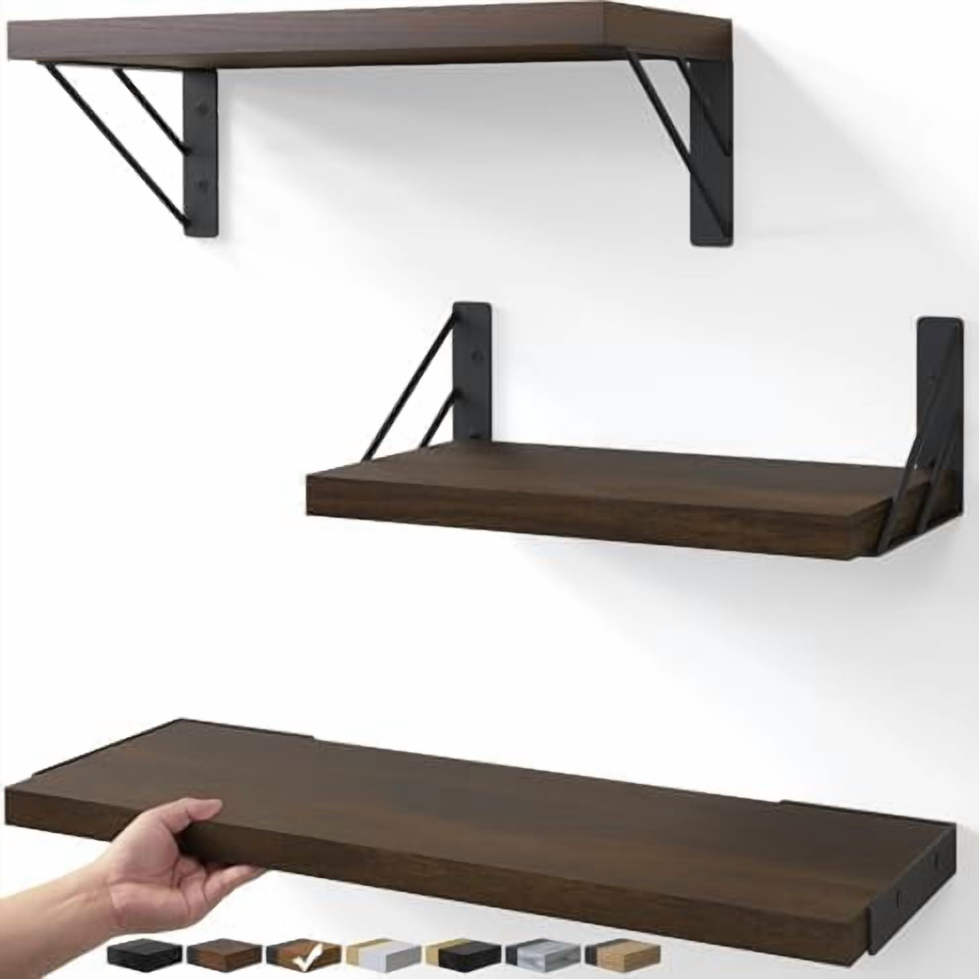 Floating Shelves for Wall, Book Shelf for Bedroom, Wall Decor Shelves ...