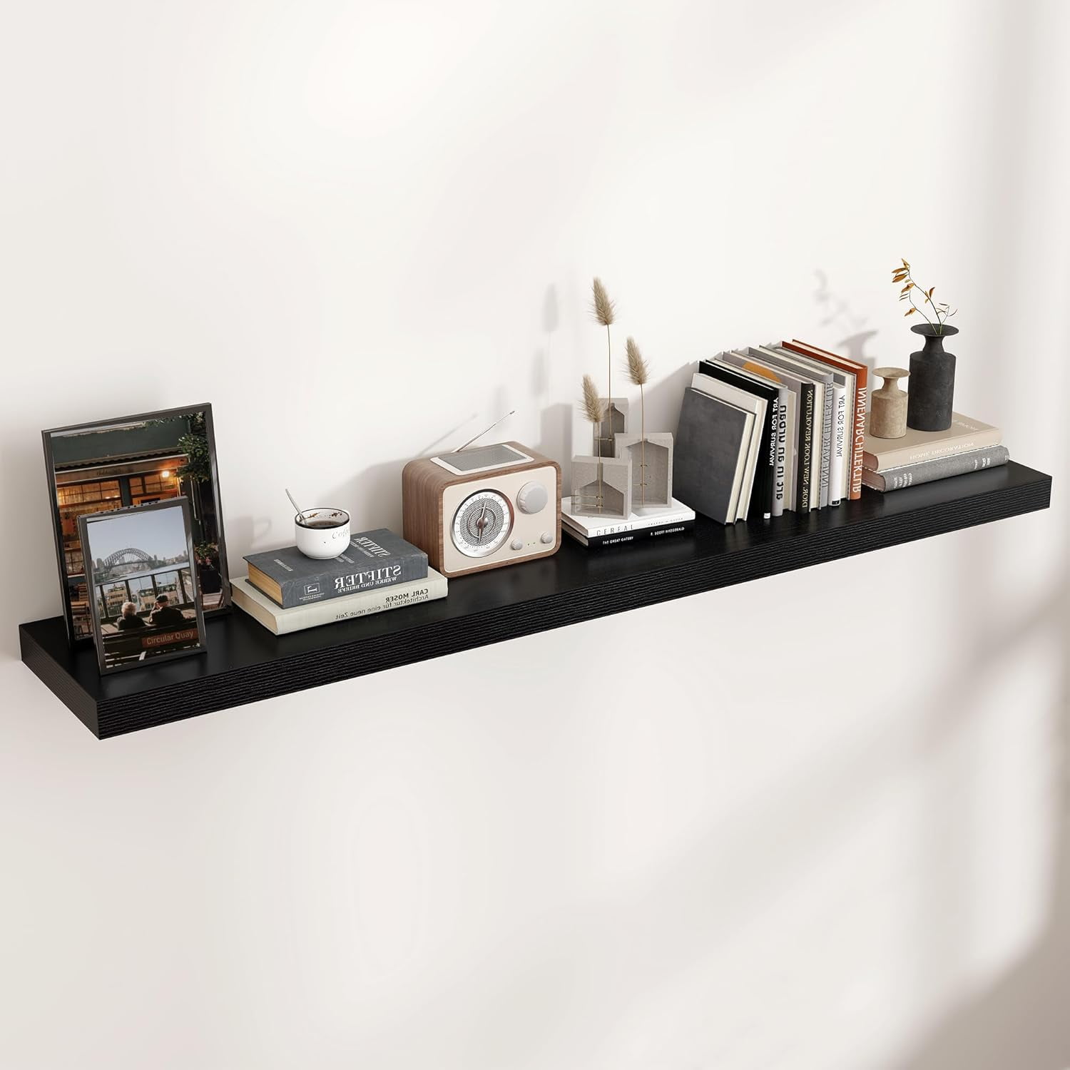 Floating Shelves for Wall, Engineered Wall Shelves with Invisible ...