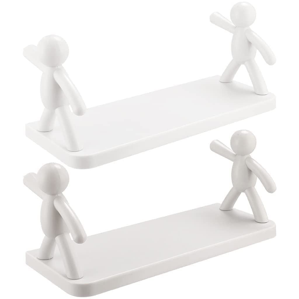 Floating Shelves Wall Mounted Figure Ledge Display Plastic Wall Shelf ...
