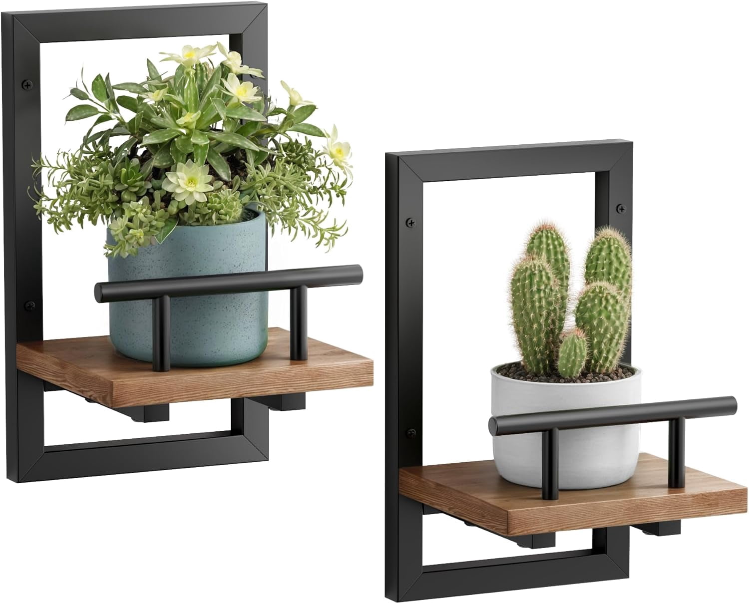Floating Shelves for Wall, Plant Shelf Indoor, Wall Planters for Indoor ...
